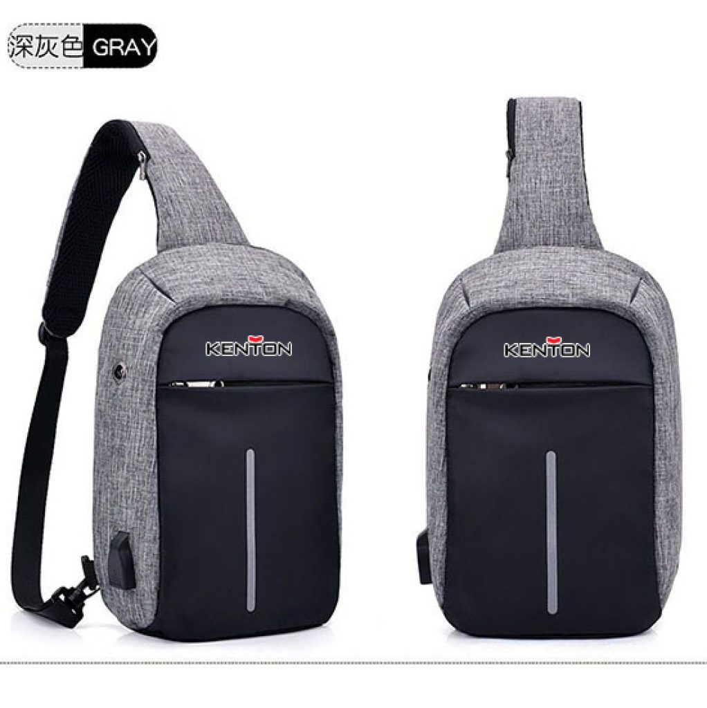 SINGLE STRAP ANTI THEFT LAPTOP GREY BACKPACK – IT Channel
